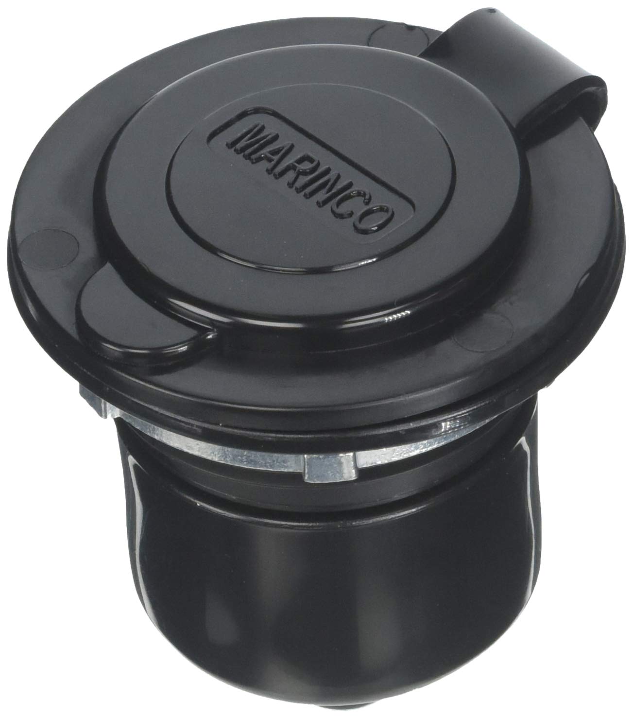 Marinco 150BBI-TM Bass Boat Inlet, 15A 125V, Rear Mount, black for sale ...