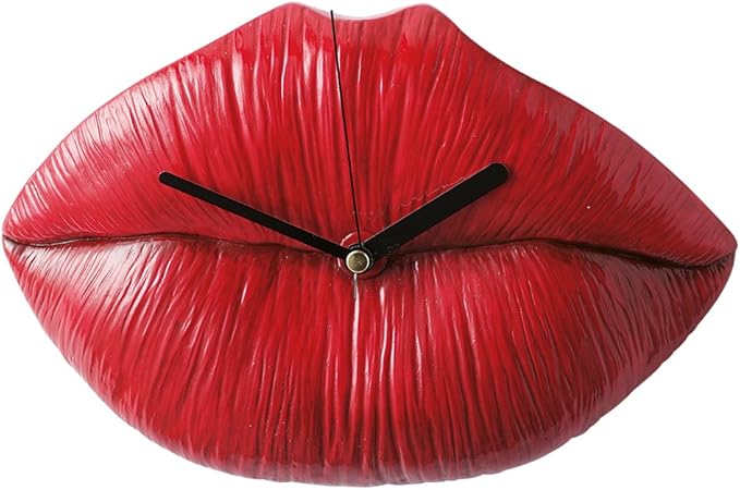 Time Warp Pouting Lips Wall Clock: Amazon.co.uk: Kitchen & Home