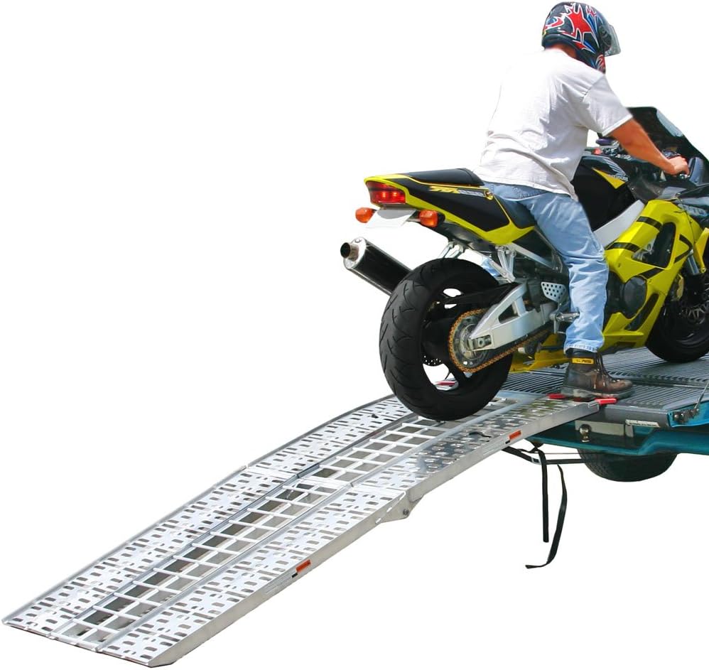 Rage Powersports AF-9034-HD 89' Arched Folding Motorcycle Ramp System ...