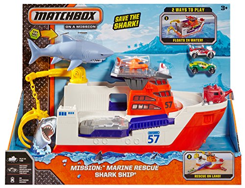 Купить Matchbox Mission: Marine Rescue Shark Ship в интернет-магазине ...