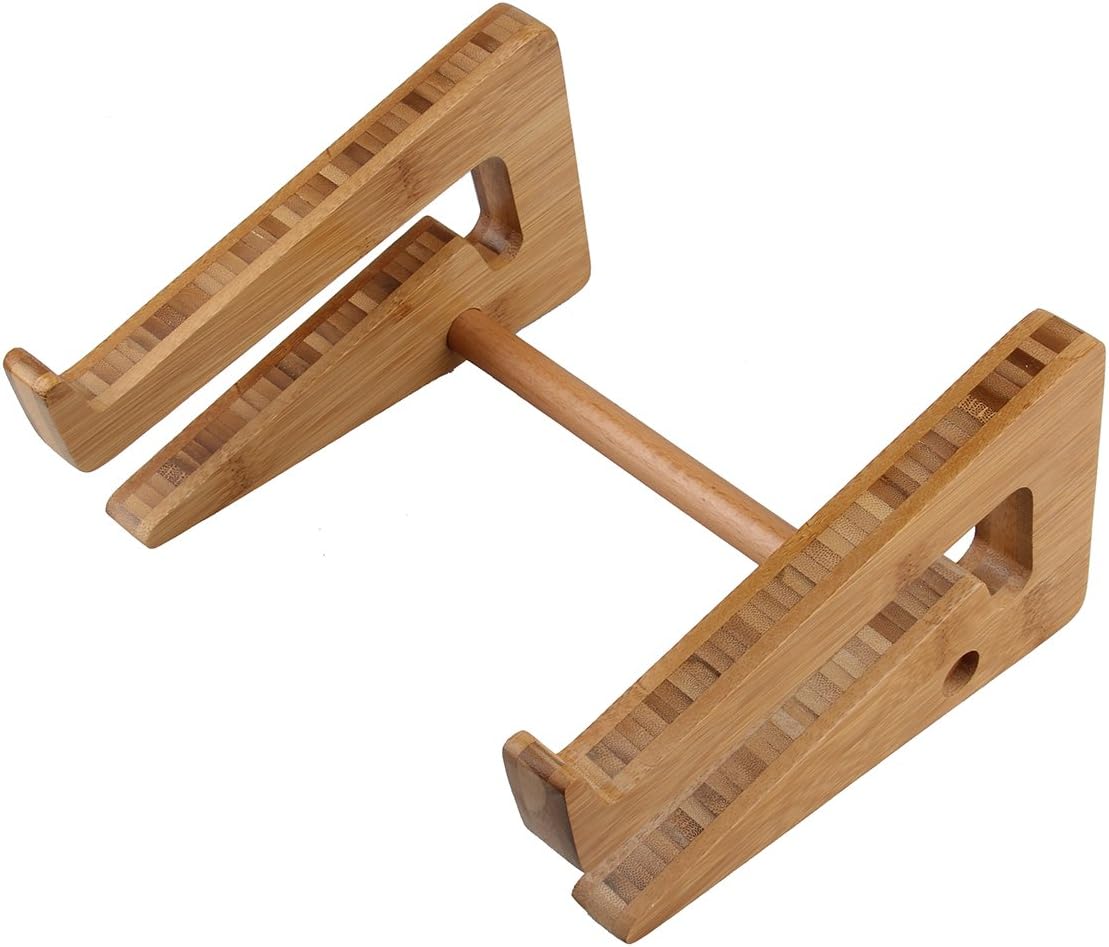 Dibiao DIY Universal Laptop Mount Cooling Wood Stand Tablet Holder ...