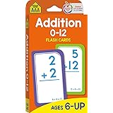 School Zone - Subtraction 0-12 Flash Cards - Ages 6 and Up, 1st Grade ...