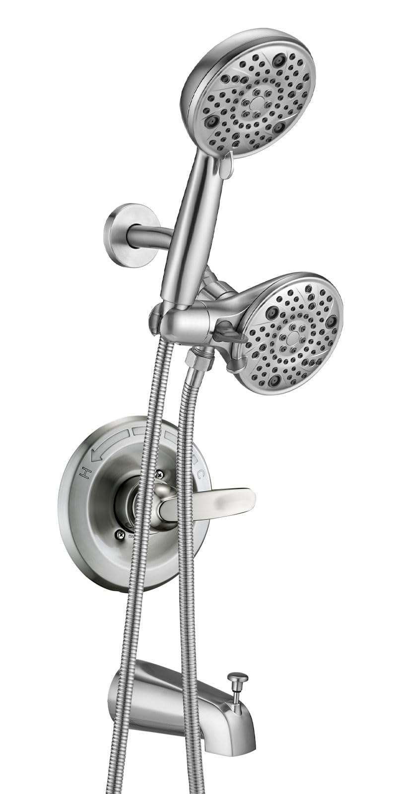 Replacement 5" Dual Shower Combo Faucet Tub Trim Kit for Delta 1300/ ...