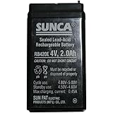 Amazon.in: Buy Sunca 6V 4.5Ah Sealed Lead-Acid Rechargeable Battery For ...