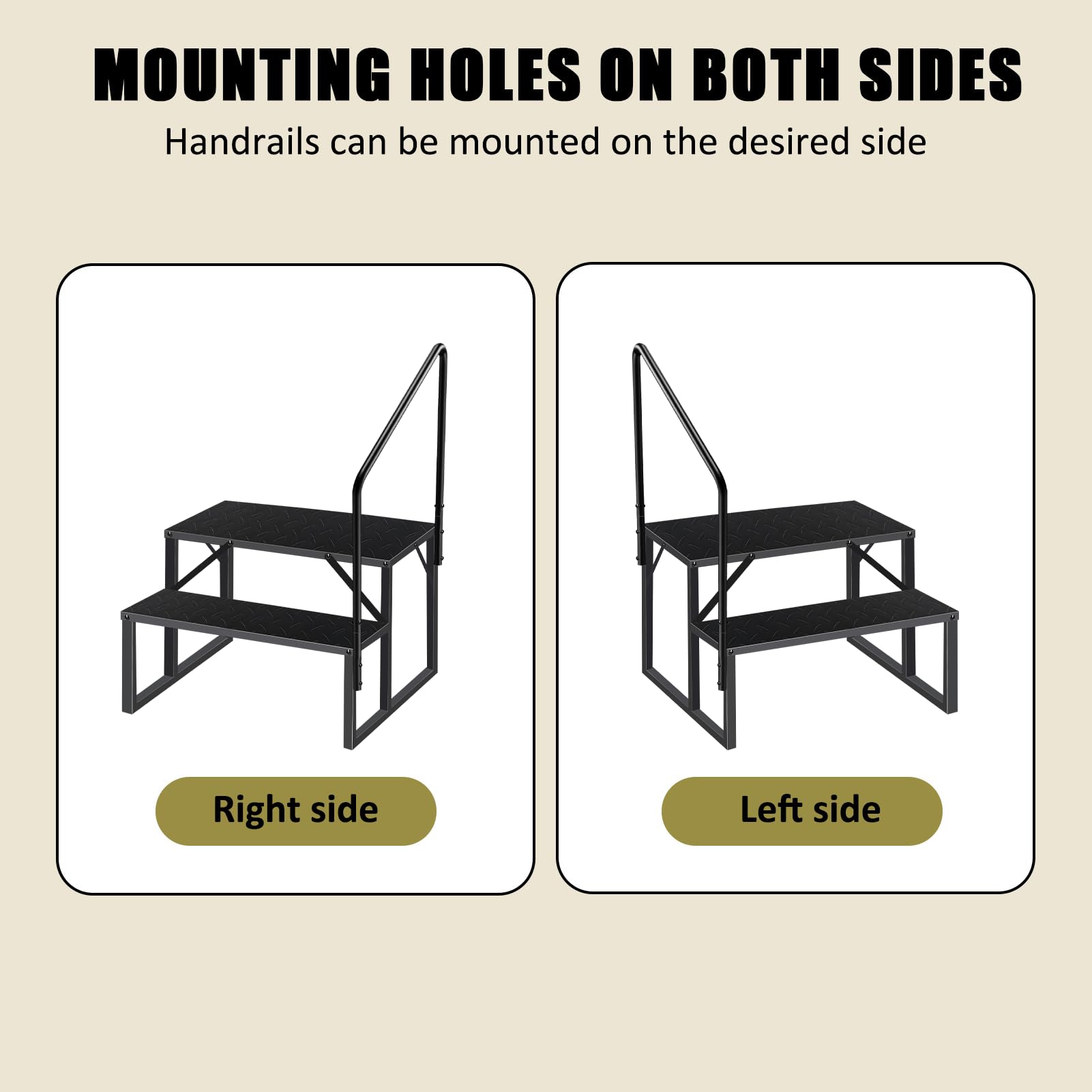 Step Ladder, Step Stool With Handle, Heavy Duty Pool Ladder Above ...