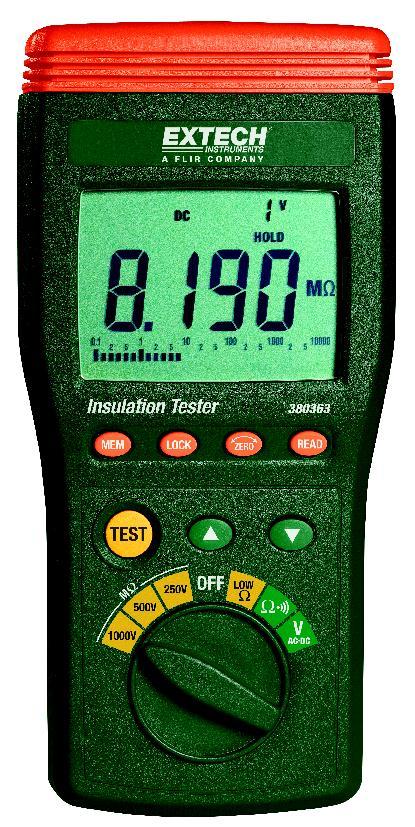 Extech 380395 Digital High Voltage Insulation r : Buy Online at Best ...