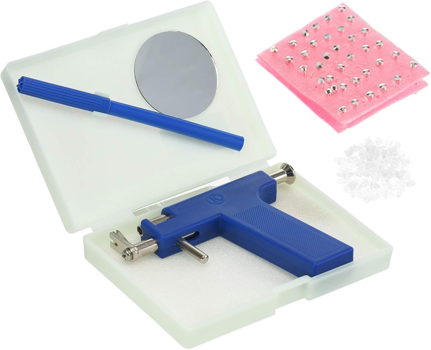 Irfora Self Ear Piercing Gun No Pain Safety Disposable Ear Piecing Gun ...