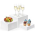 Amazon.com: Hacaroa Set of 3 Acrylic Cube Riser Hollow Bottom, Glossy ...