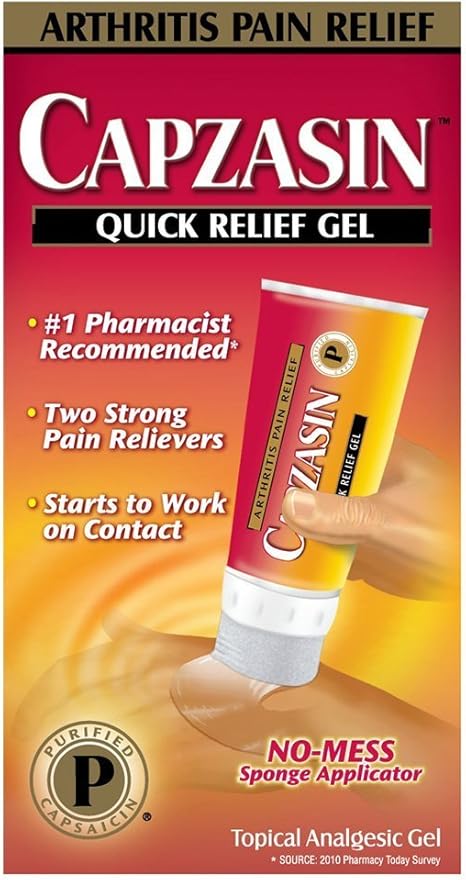 Amazon.com: Capzasin Arthritis Pain Quick Relief Gel-1.5oz: Health ...