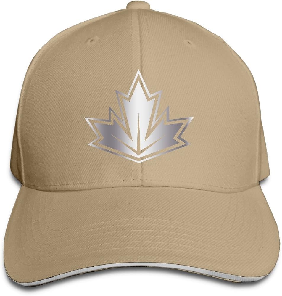 Team Canada 2016 World Cup Of Hockey Primary Platinum Logo Men Baseball ...