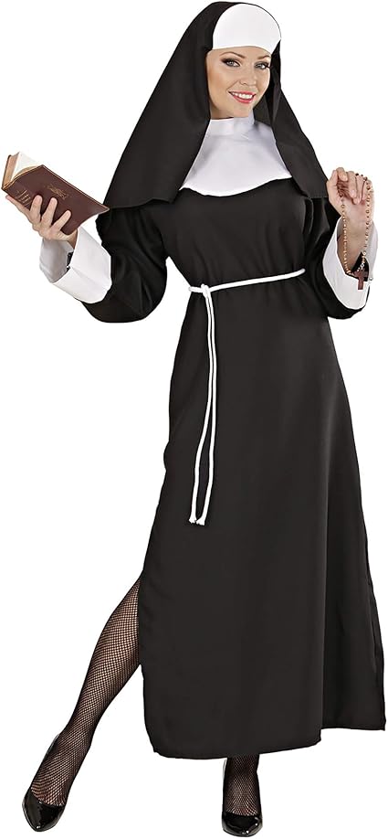 Amazon.com: Deluxe Nun Costume (xl) (robe Belt Headpiece): Home Improvement