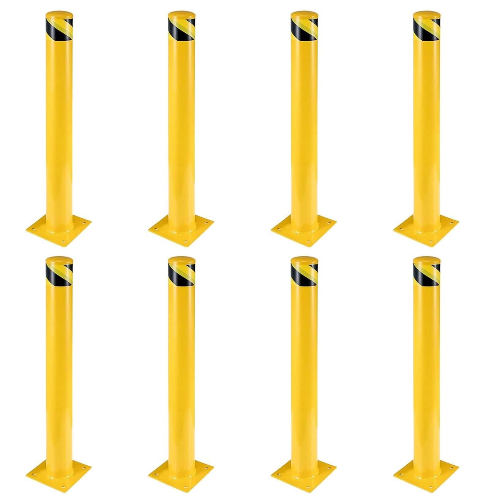 Mua Safety Bollard, Towallmark 8 Packs 48 Inch Height Bollard Post, 4.5 ...