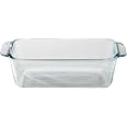Amazon.com: Pyrex 1.5-Quart Clear Basics Glass Loaf Pan (Set of 2 ...
