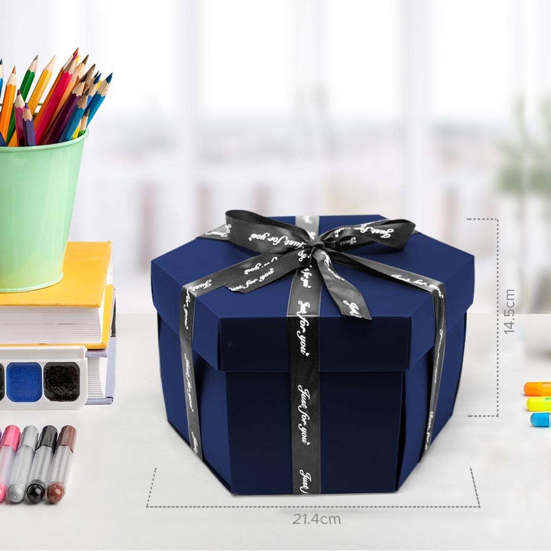 joeji’s Kitchen DIY Paper Explosion Gift Box | 1 Blue Explosion Box, 4 ...