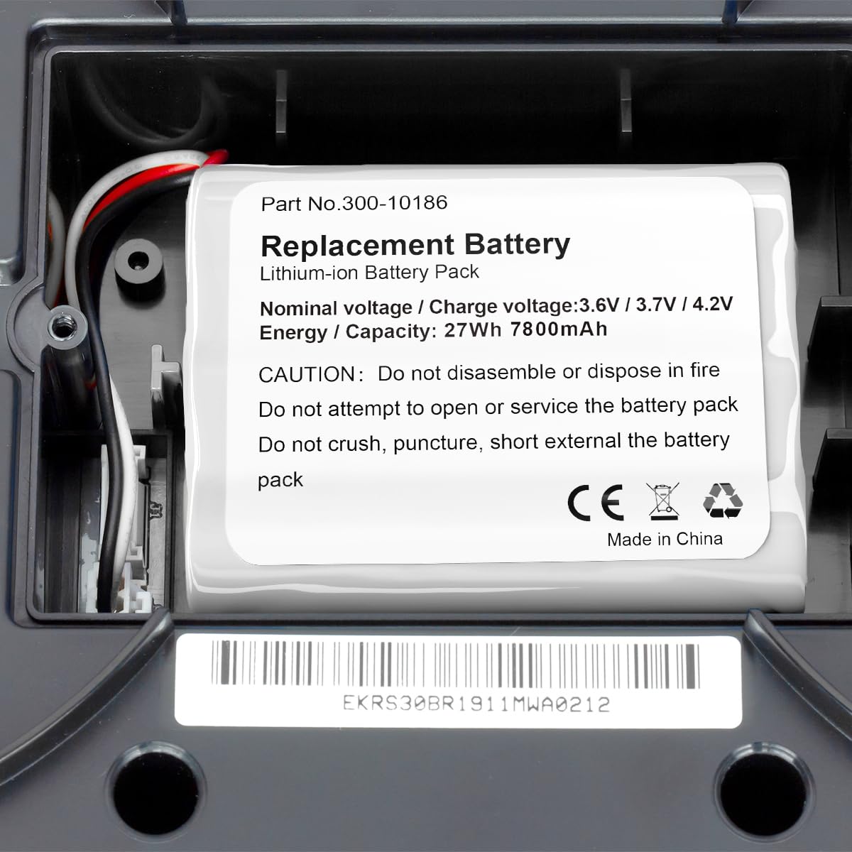 Mua Forlleco Replacement Battery 300-10186 for ADT Command Panel, 3.6V ...