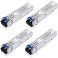 Amazon.com: 4Pack 1.25G SFP LC Module 1000Base-LX(SMF,1310nm,20km,DDM) Single-Mode Transceiver ...