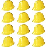 Amazon.com: Novelty Place Construction Party Hats Toy, Yellow Soft ...