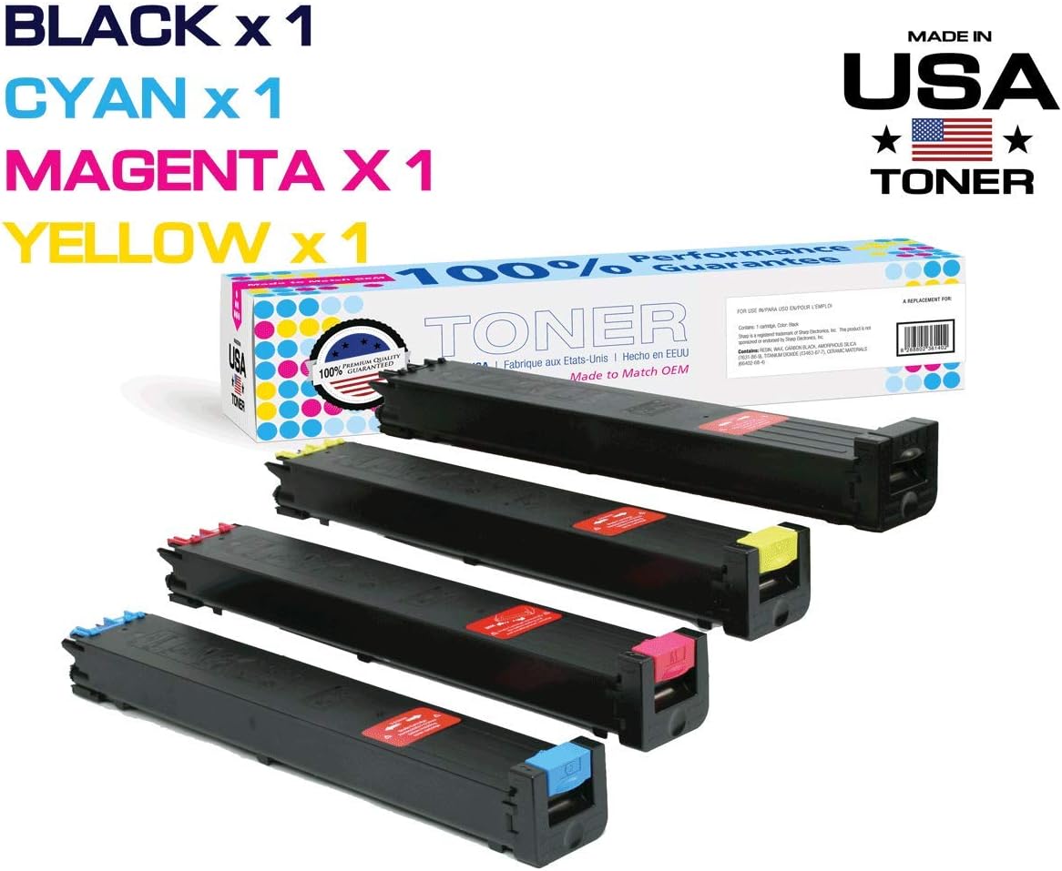Amazon.com: Made in USA Toner Compatible Toner Cartridge Replacement for Sharp MX31, MX-31NT, MX ...