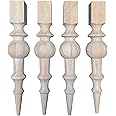 Amazon.com: DESIGN 59 28.5" Unfinished Wood Table Legs (Set of 4 ...