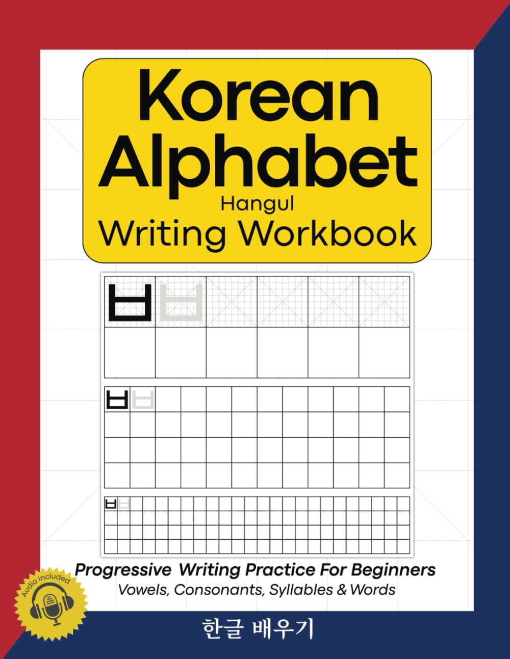 Mua Korean Alphabet Hangul Writing Workbook: Progressive Writing ...