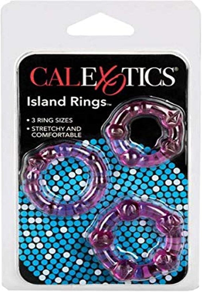 Amazon.com: California Exotics Silicone Island Rings, Pink: Health ...