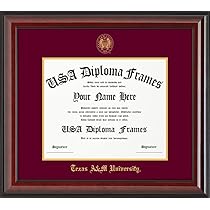 Marco Para Diploma De Texas Am