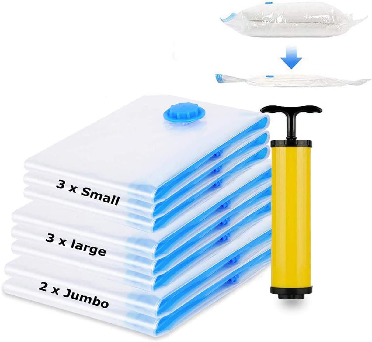 Vacuum Storage Bags, Space Saver Bag, Vacume Pack Storage Bags for ...