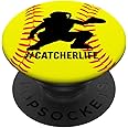 Amazon.com: Softball Catcher Life for Girls and Softball Lovers ...