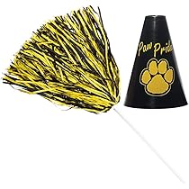 Mini Cones Gold Plastic Go Team Megaphones - Sports And Cheerleading ...