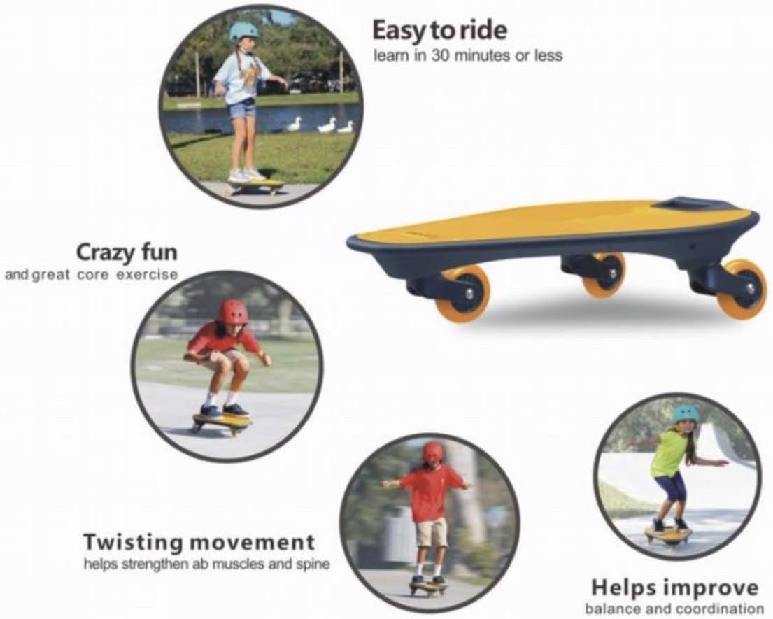 IDbabi-Wiggle Skateboard Complete 22 Inchs For Kids Boy Youths ...