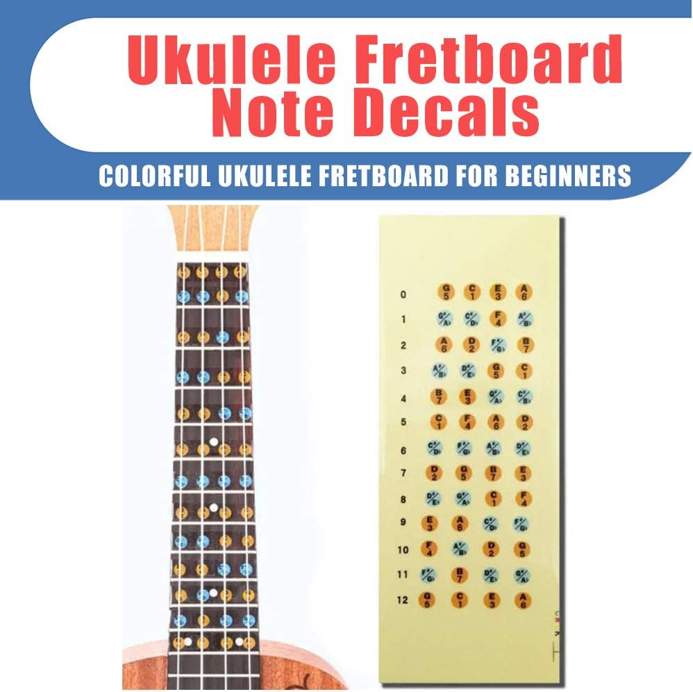 Ukulele Fretboard Note Decals – BigaMart
