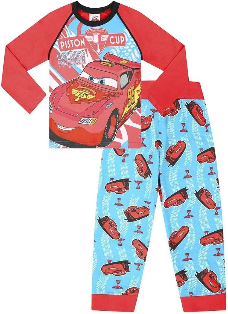 Disney Pixar Cars Lightning McQueen Pyjamas 2 to 7 Years: Amazon.co.uk ...