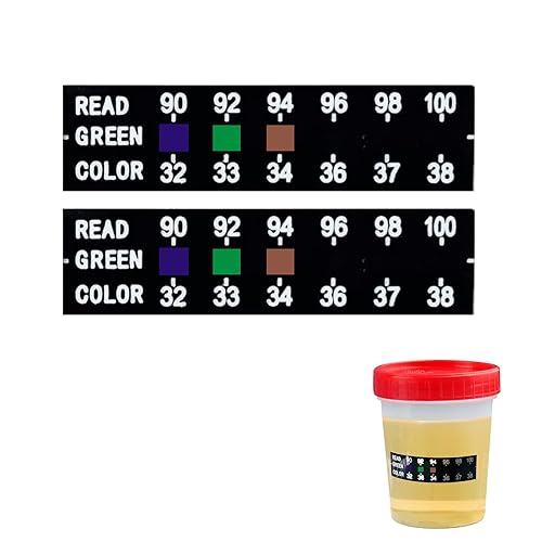 80 Piece Temperature Strips for Urine Drug Testing and Analysis ...