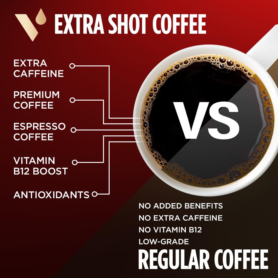 Mua VitaCup Extra Shot Instant Coffee Packets with Espresso Shot, “Red ...