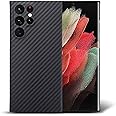 Amazon.com: Sisyphy Aramid Fiber Case for Samsung Galaxy S25 Ultra 5G with Carbon Fiber Texture ...