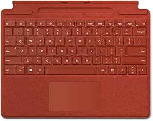 Amazon.com: Microsoft Surface Pro Signature Keyboard - Poppy Red ...