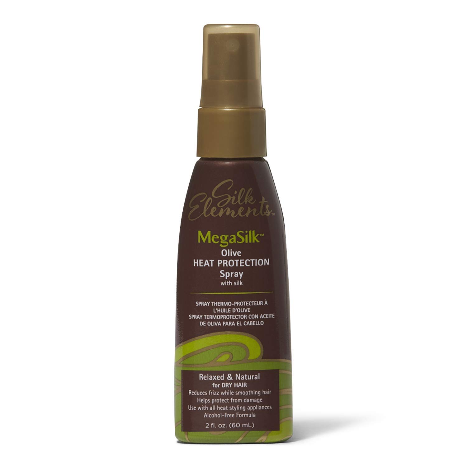 Amazon.com : Silk Elements MegaSilk Olive Heat Protection Spray 2.0 ...