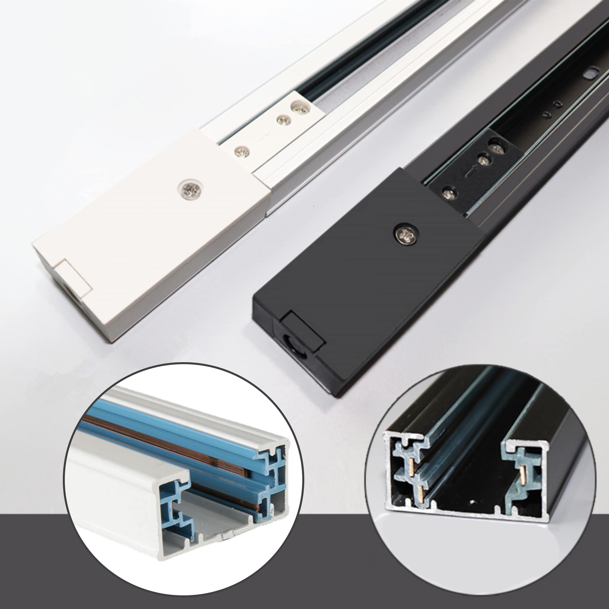 Mua H Track Lighting Rails Kit 120V 5FT 3-Wire H Type Single Circuit ...