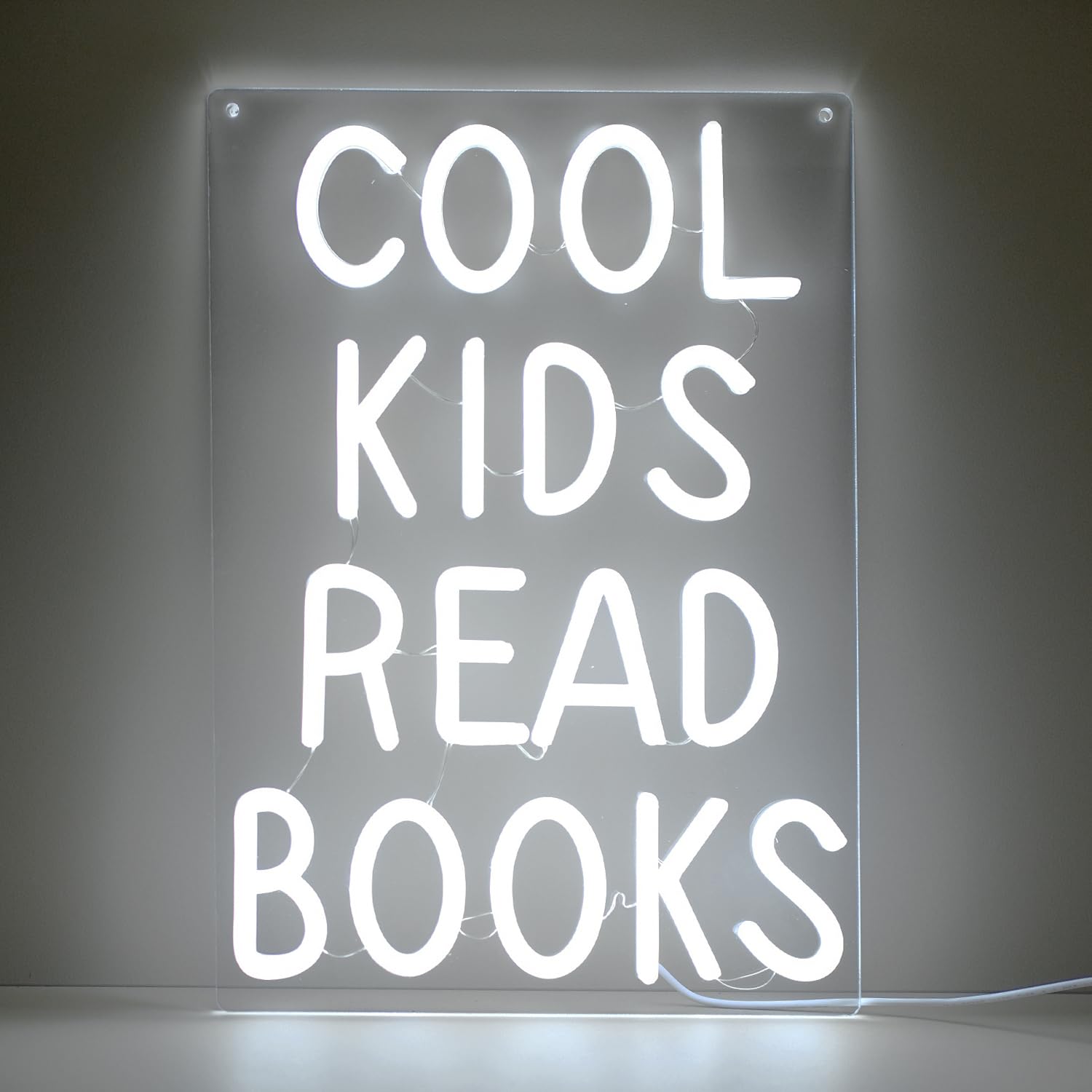 Cool Kids Read Books Neon Sign for Wall Decor Books Light Up Neon Signs ...