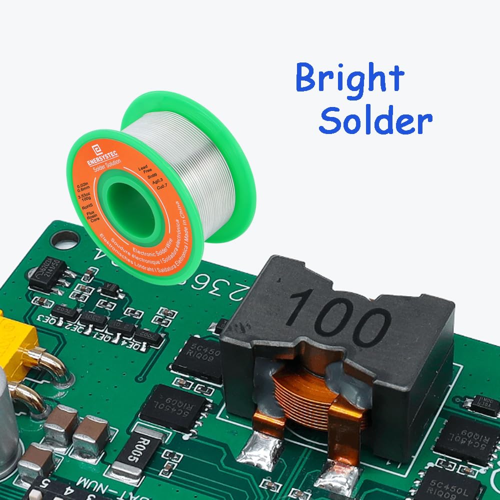 Mua E ENERSYSTEC Thin Solder Wire 0.6mm Lead Free Electronic Solder ...