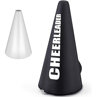Megaphone Cheerleading Bándearg Cheer Bullhorn Pom Poms Cheerleader
