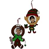 Amazon.com: Gingerbread Christmas Photo Booth Props Gingerbread Man ...