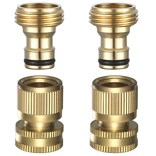 UEHICT Garden Hose Quick Connect - Quick Connect Garden Hose Fittings ...