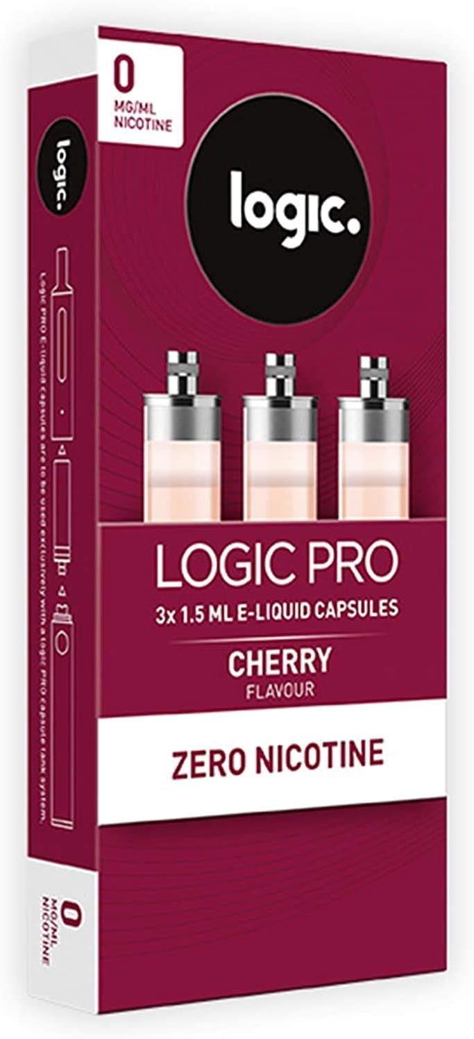 Logic PRO Capsules, Vape/E-Liquid, Cherry: Amazon.co.uk: Health ...