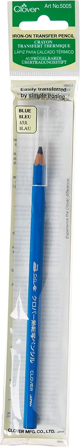 Clover Iron-On Transfer Pencil: Blue, 1 - BigaMart