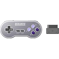 Amazon.com: 8Bitdo SN30 2.4G Wireless Gamepad for Original SNES/SFC (SN Edition) - Super NES for ...