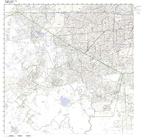 Amazon.com: Sugar Land, TX ZIP Code Map Not Laminated: Home & Kitchen