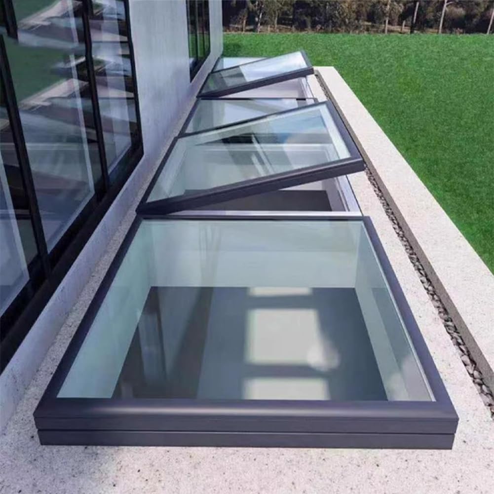 XILYZMO Roof Window, Aluminium Egress Skylight， Manual Venting Multi ...