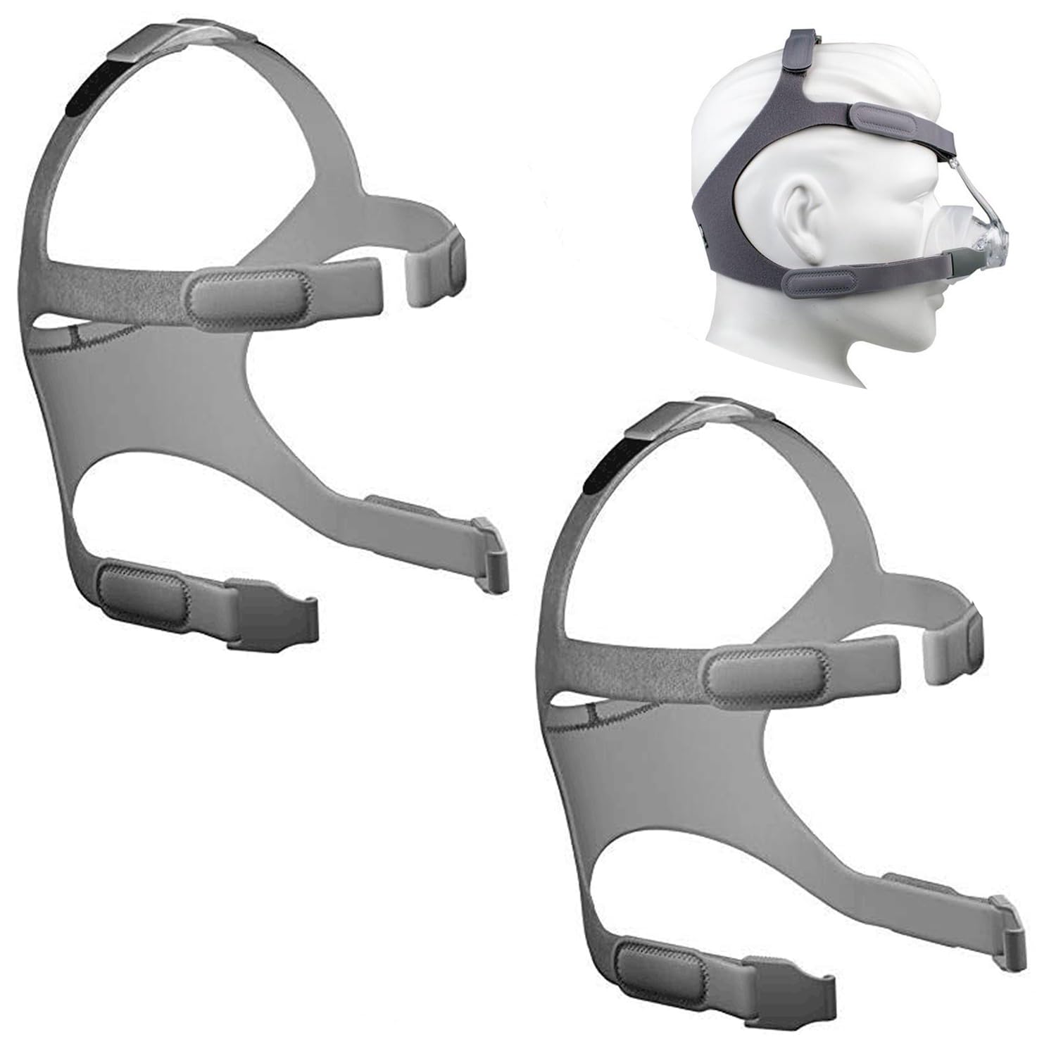 Replacement Straps for F&P Simplus Full Face Mask, F&P Eson 2 Nasal ...