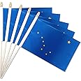 Amazon.com : Pack of 20, Handheld Alaska Flags 5x8 Inch - Small State ...